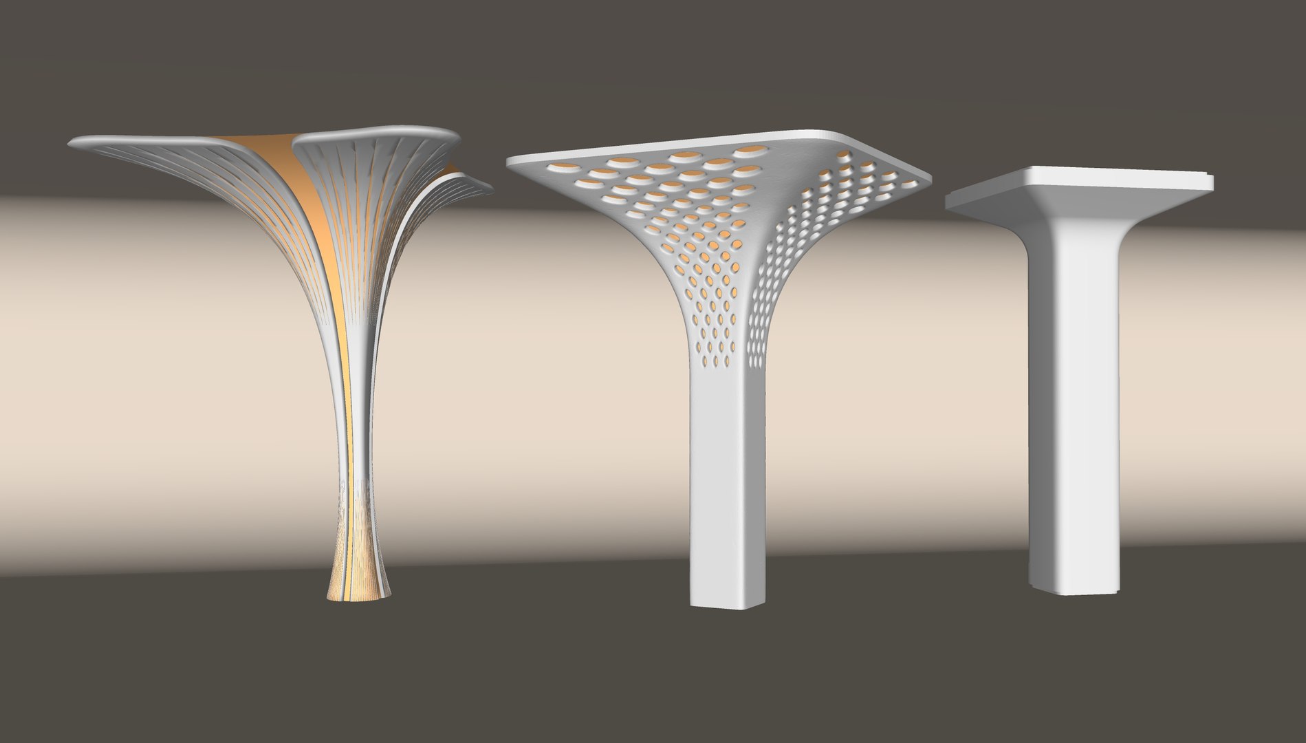 3D Decorative Columns Column Designs Creative Columns Interior Columns ...