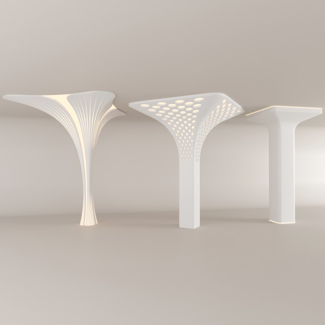 3D Decorative Columns Column Designs Creative Columns Interior Columns ...