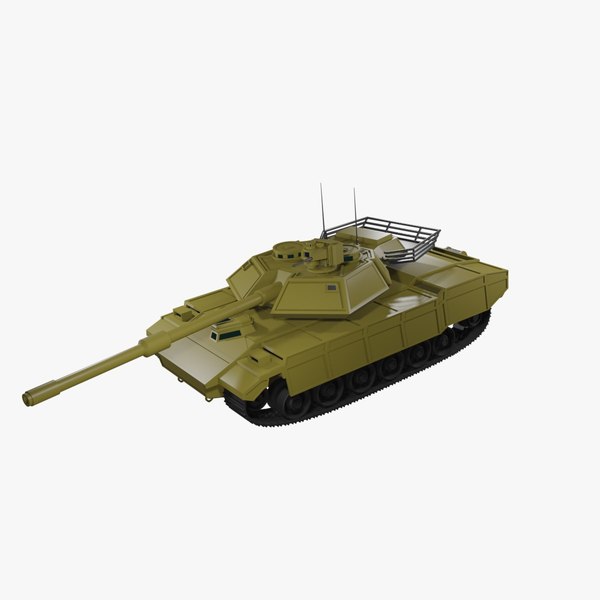 modèle 3D de CCP moderne Tank T-72 et fusion Abrams - TurboSquid 1988704
