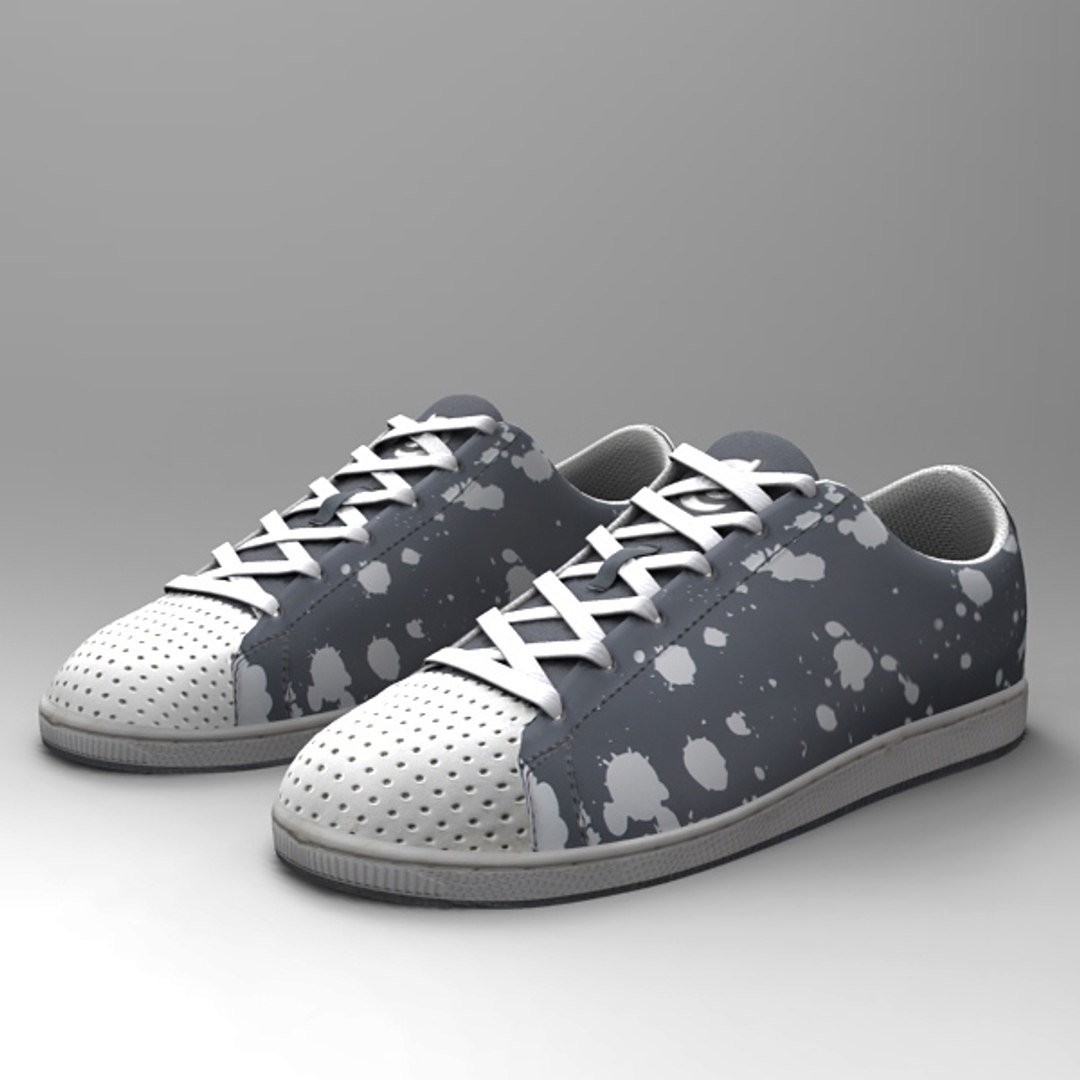 3d model cheetah3d sport boots