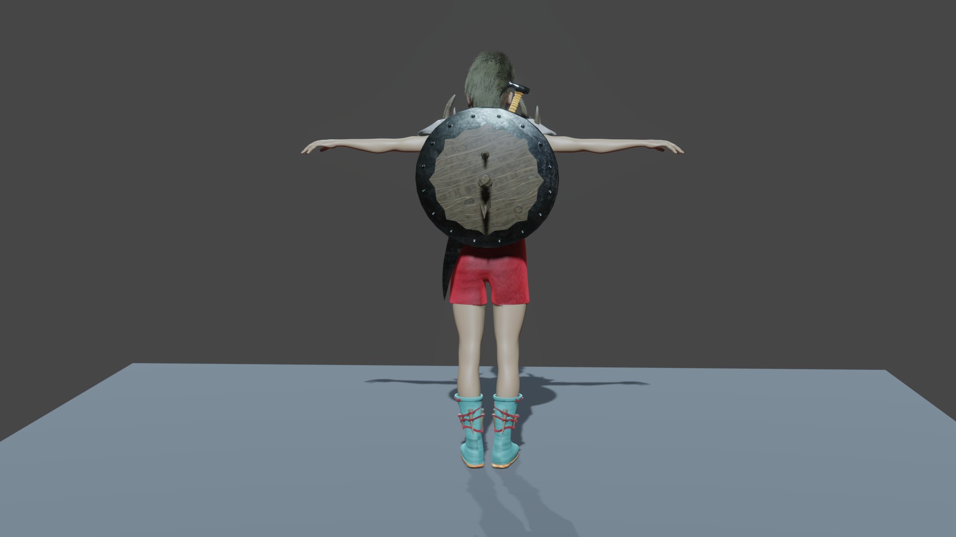 Advanced Dark Warrior Rigged Model - TurboSquid 1701703