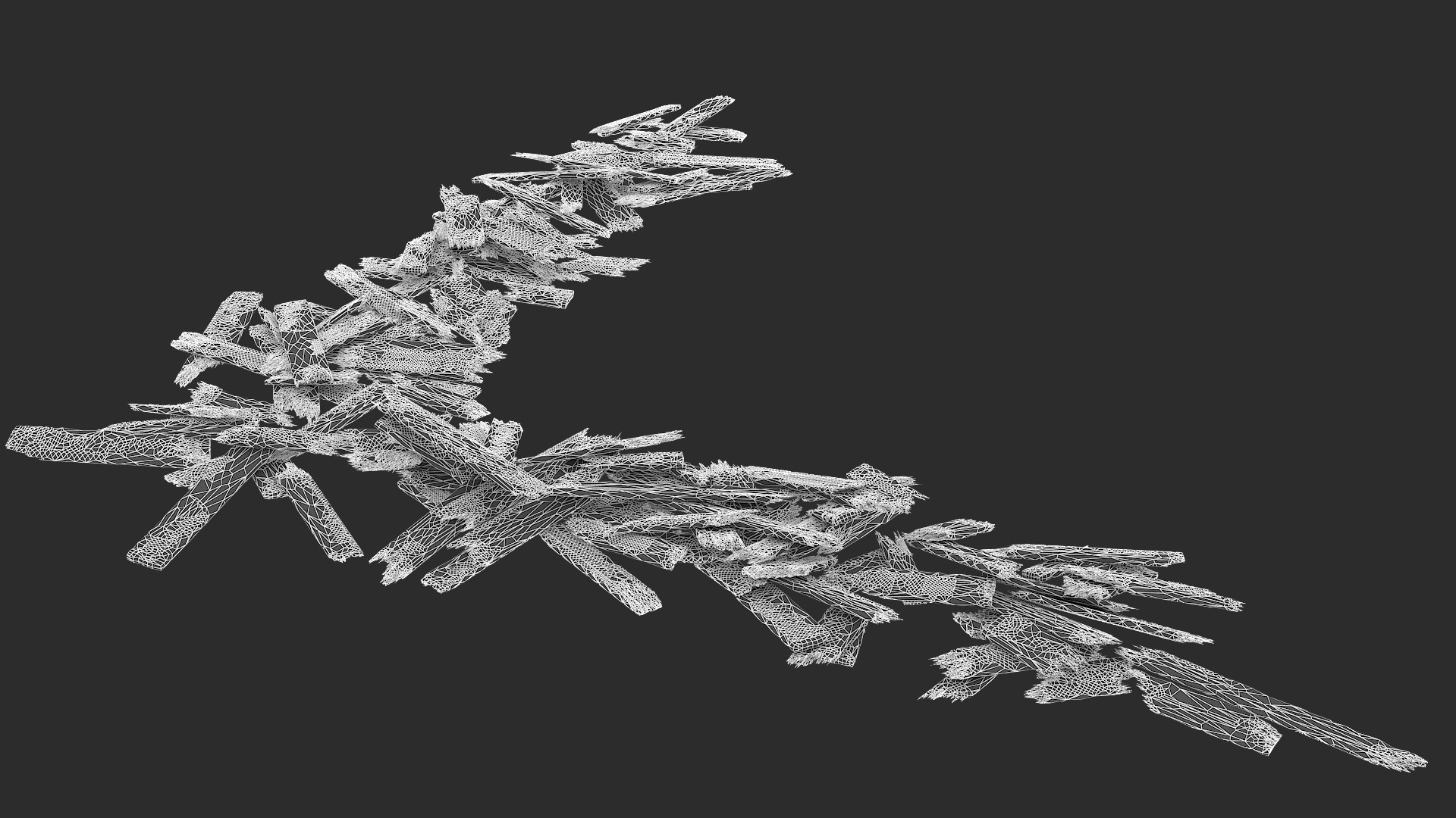 3D Wood Plank Debris 2 Model - TurboSquid 2139895