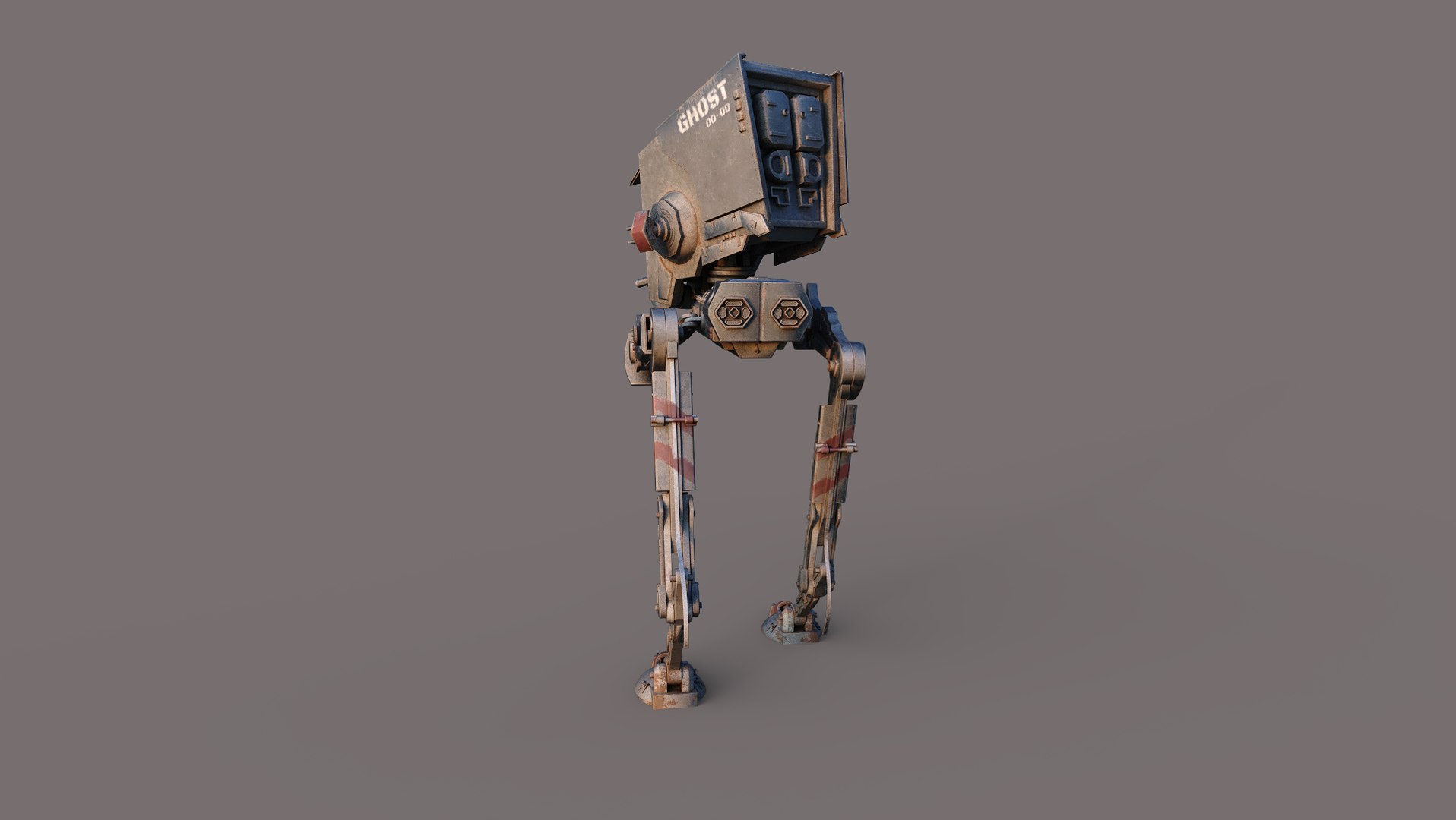 3D Star Wars AT-ST Model - TurboSquid 2127309