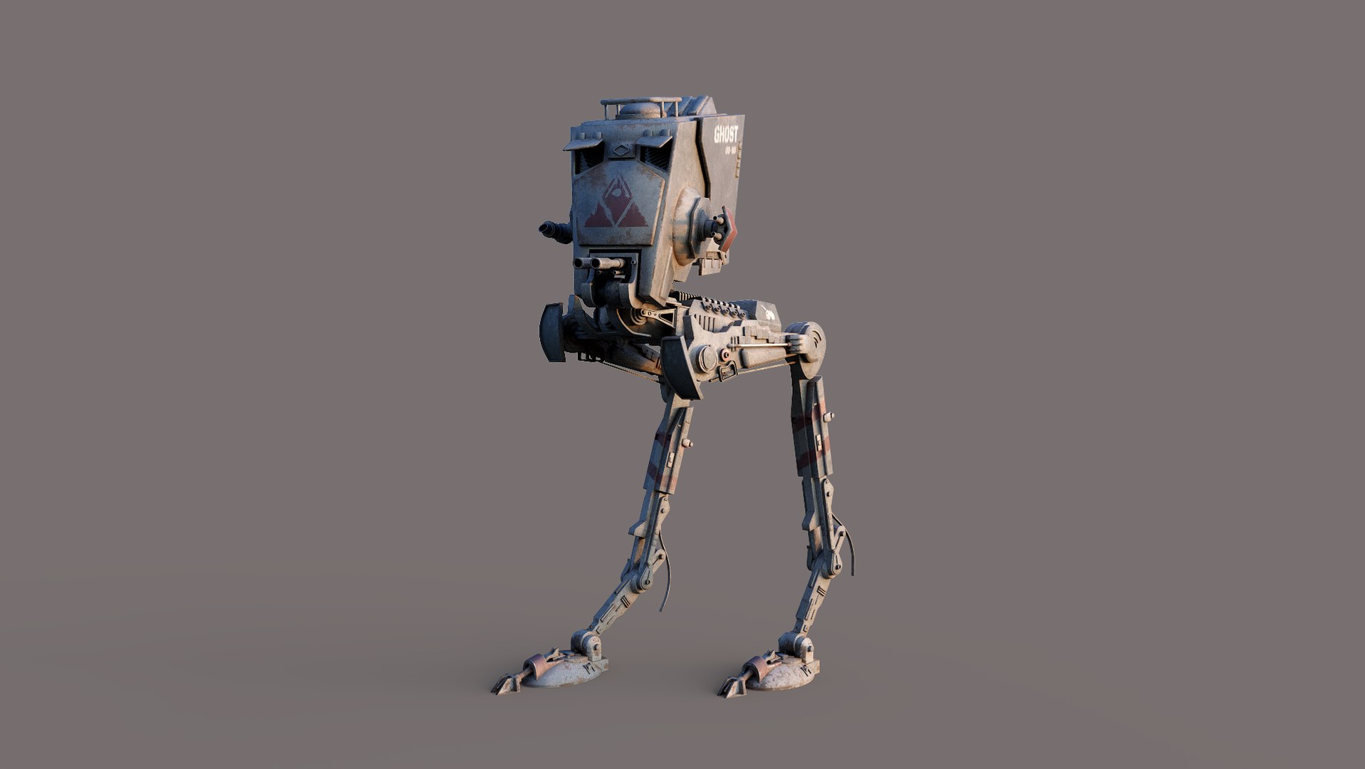 3D Star Wars AT-ST Model - TurboSquid 2127309
