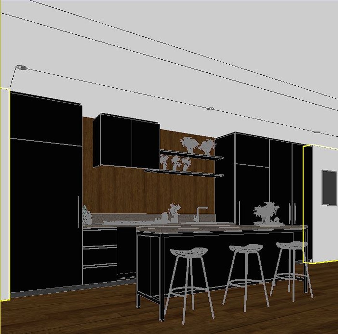 3D Kitchen Complete Objects Model - TurboSquid 1613995