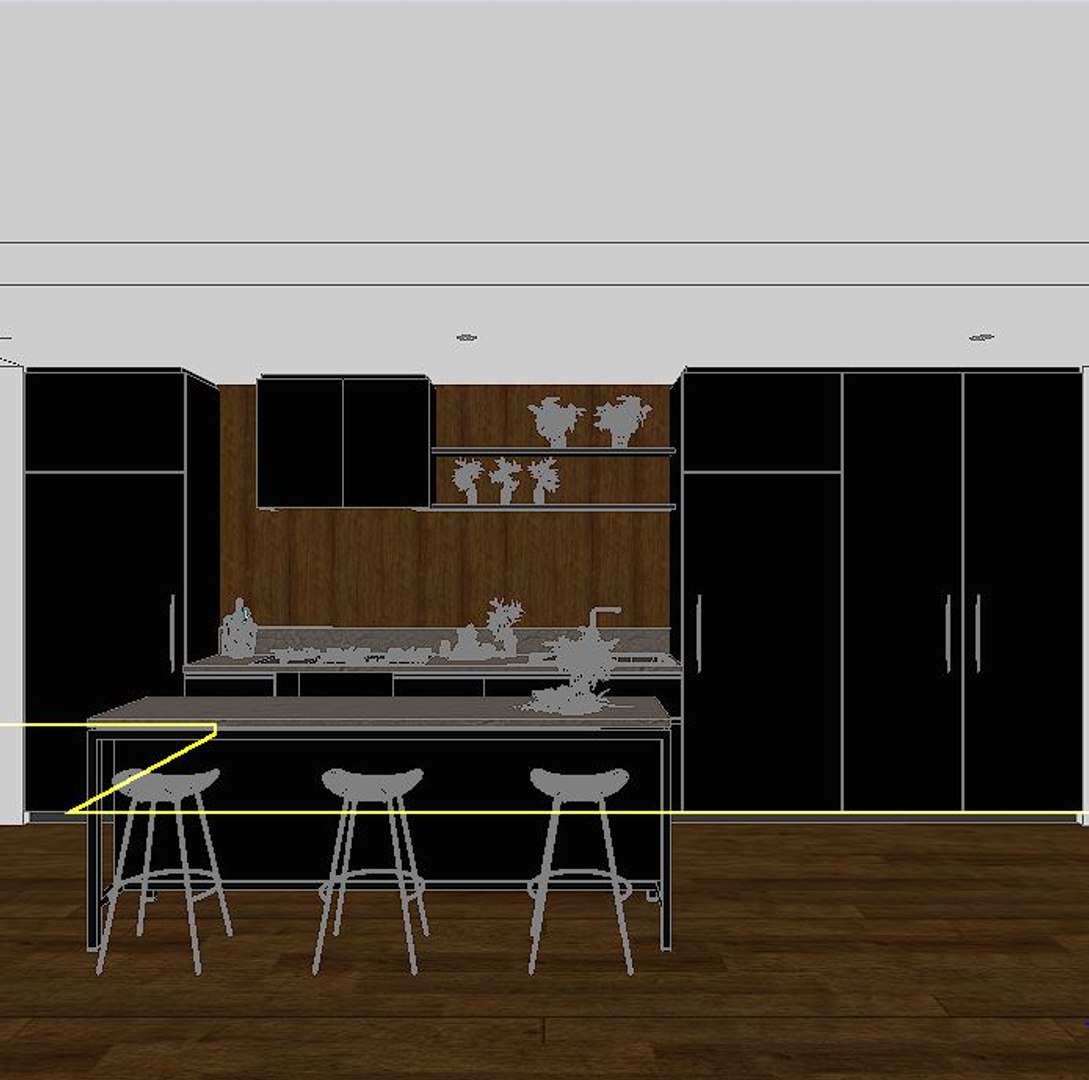 3D Kitchen Complete Objects Model - TurboSquid 1613995