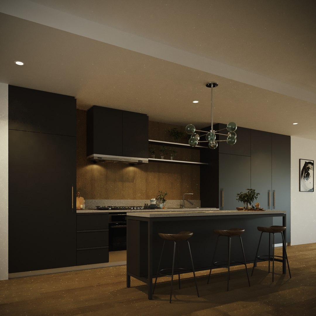 3D Kitchen Complete Objects Model - TurboSquid 1613995