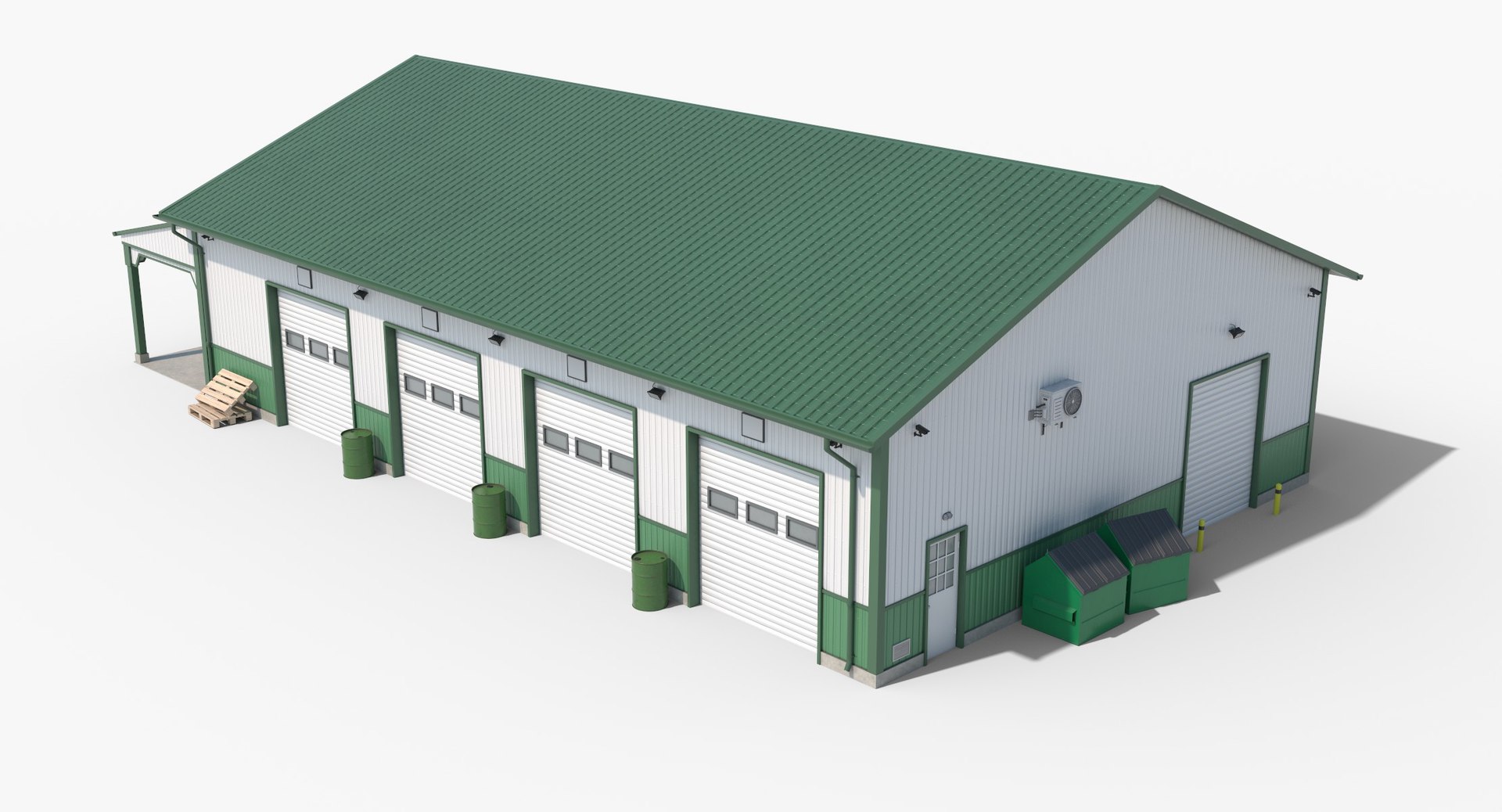 3D Industrial Building 22 Model - TurboSquid 2153799