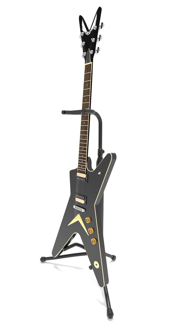 3D Dean Guitar - TurboSquid 1305035