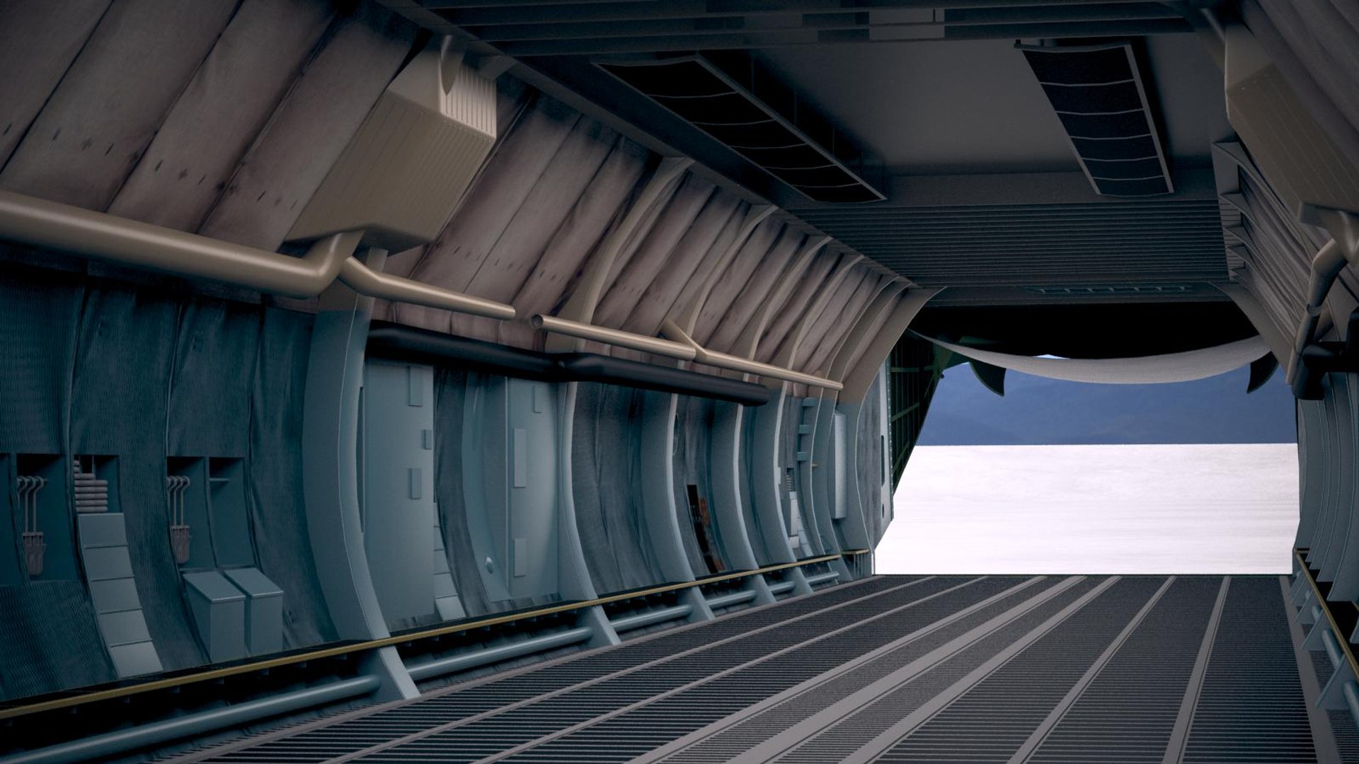 3d model lockheed galaxy c-5