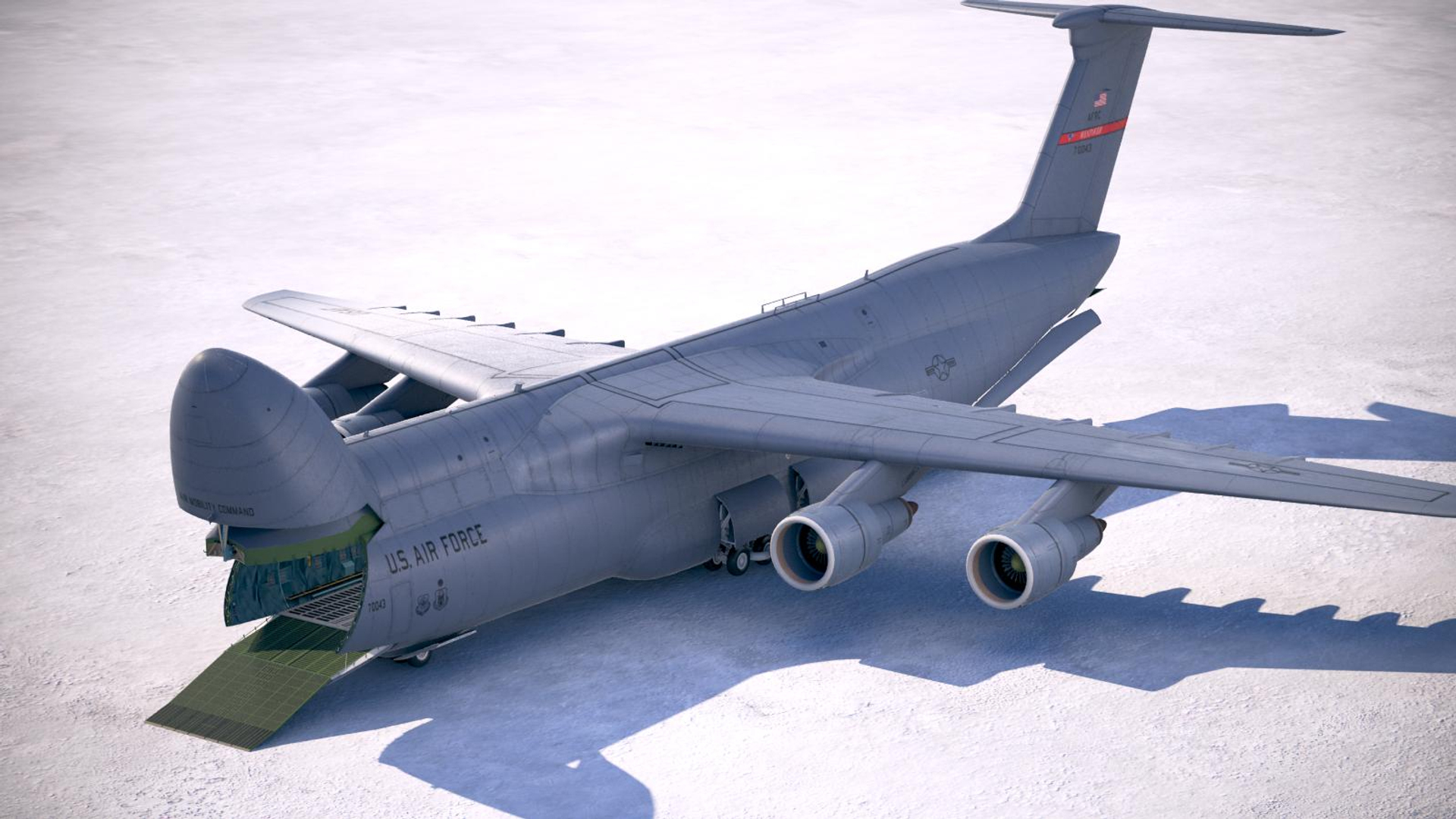 3d Model Lockheed Galaxy C-5