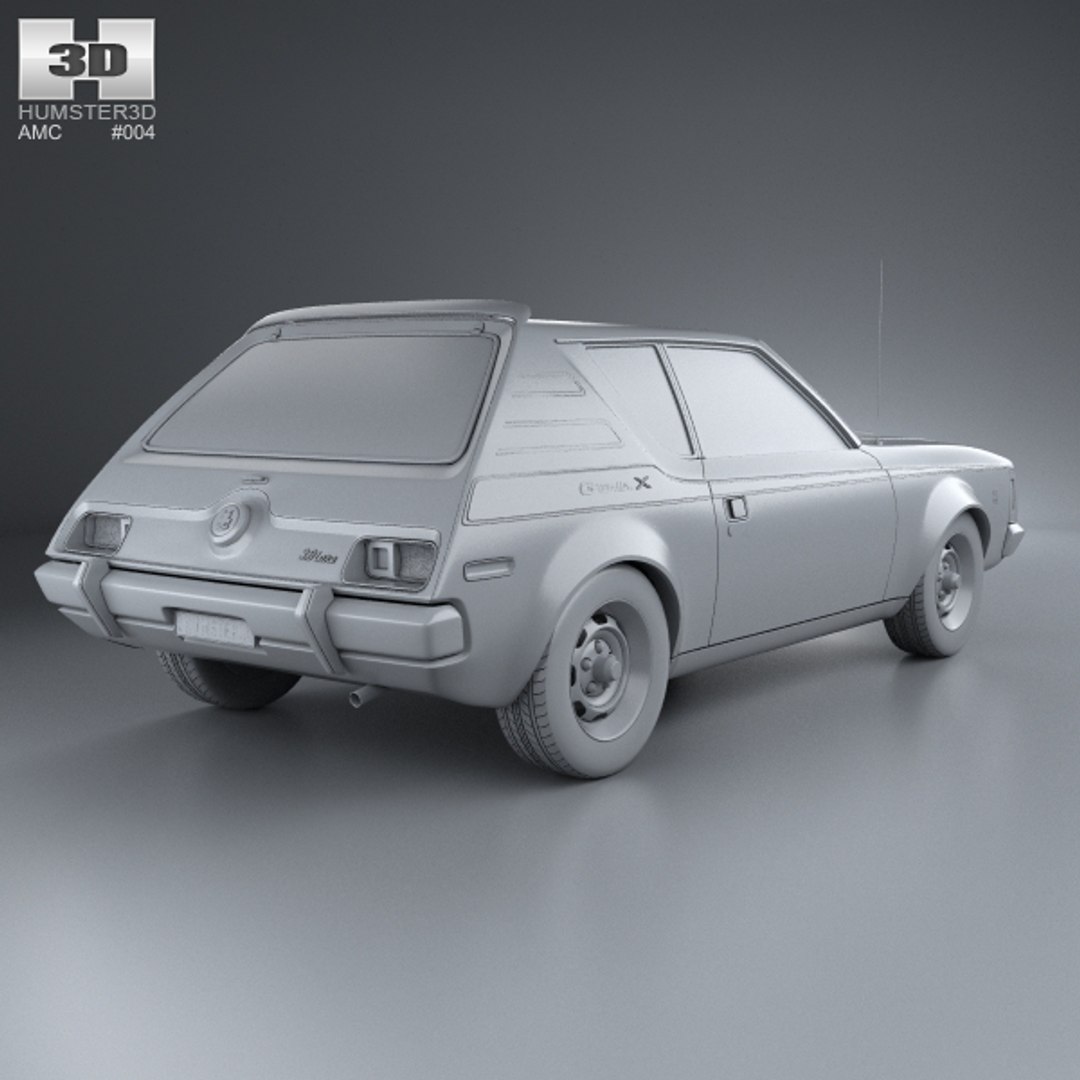 3d model amc gremlin 1970