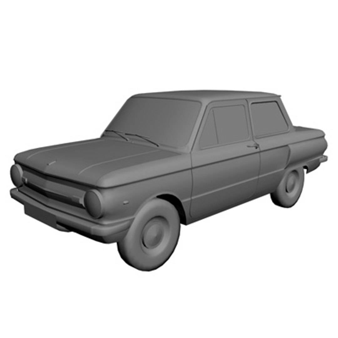 Zaz-966 Zaporozhets Car 3d Max