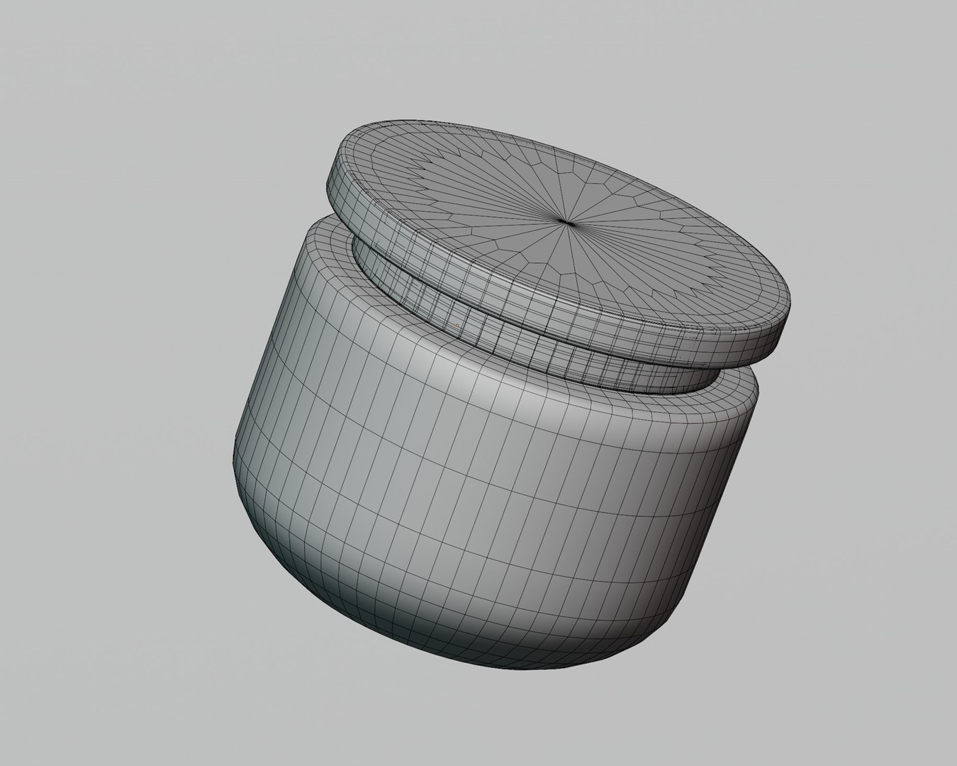 Cream Jar 3D Model - TurboSquid 2231962