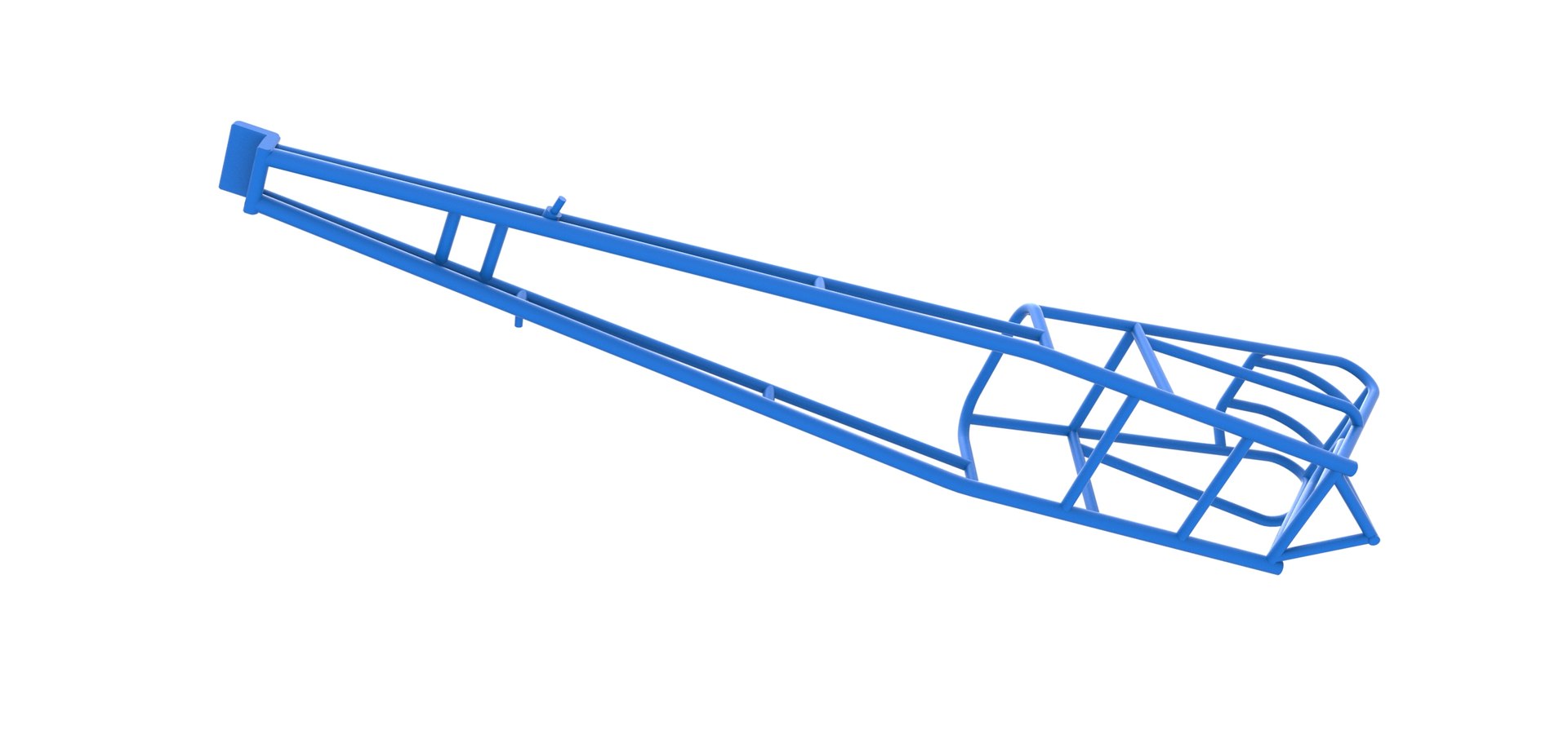Frame Of Old School Front Engine Dragster Version 3 Scale 1 To 25 3D ...