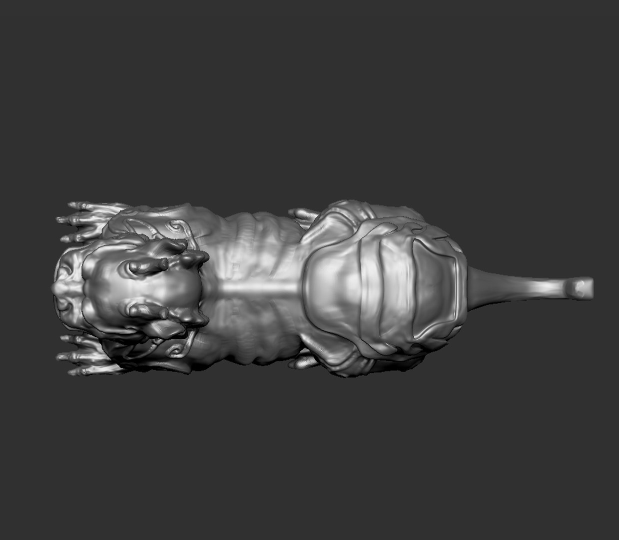 Creature Monster Statue 3D - TurboSquid 1609764