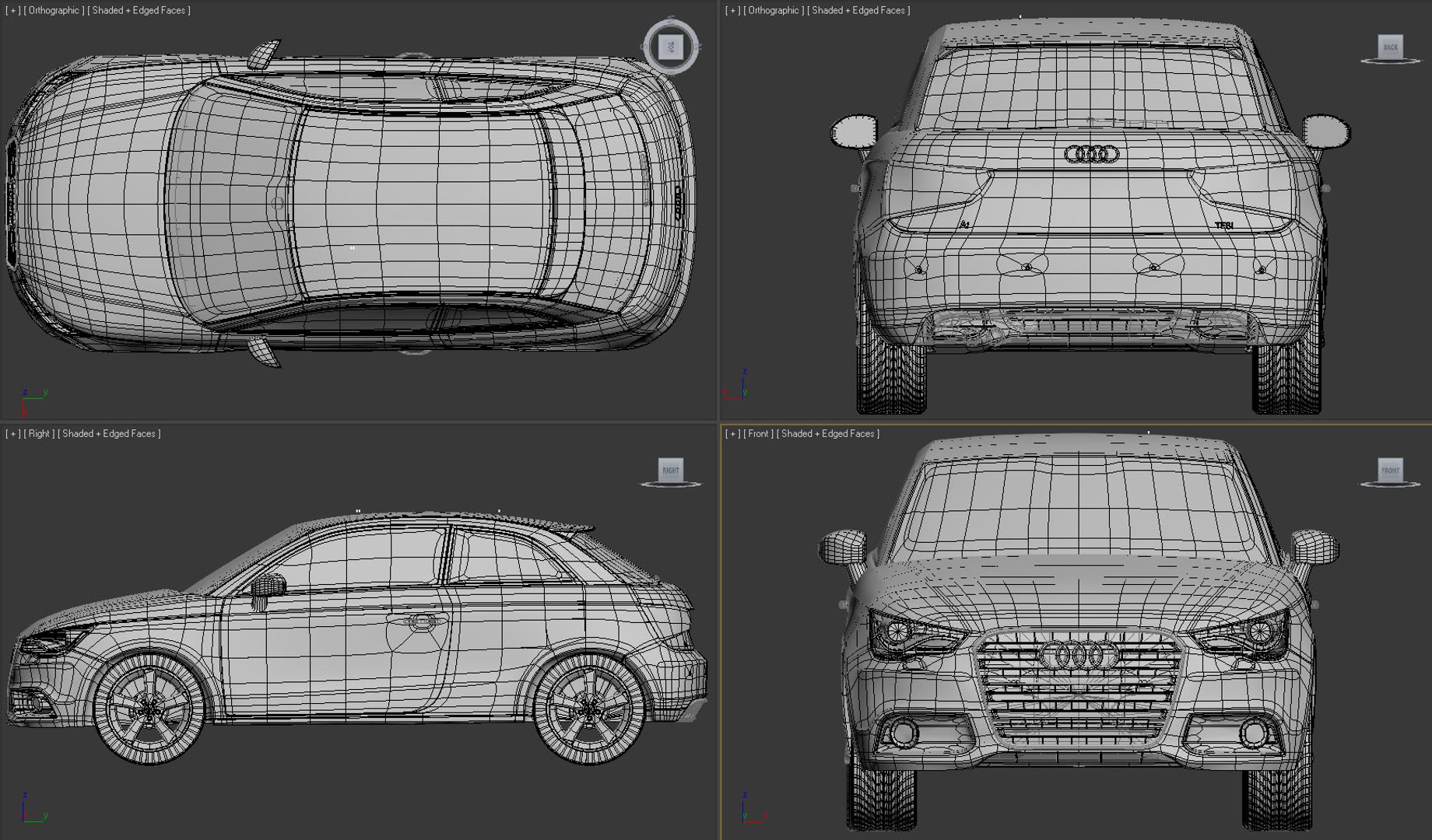 3d audi a1 tfsi model
