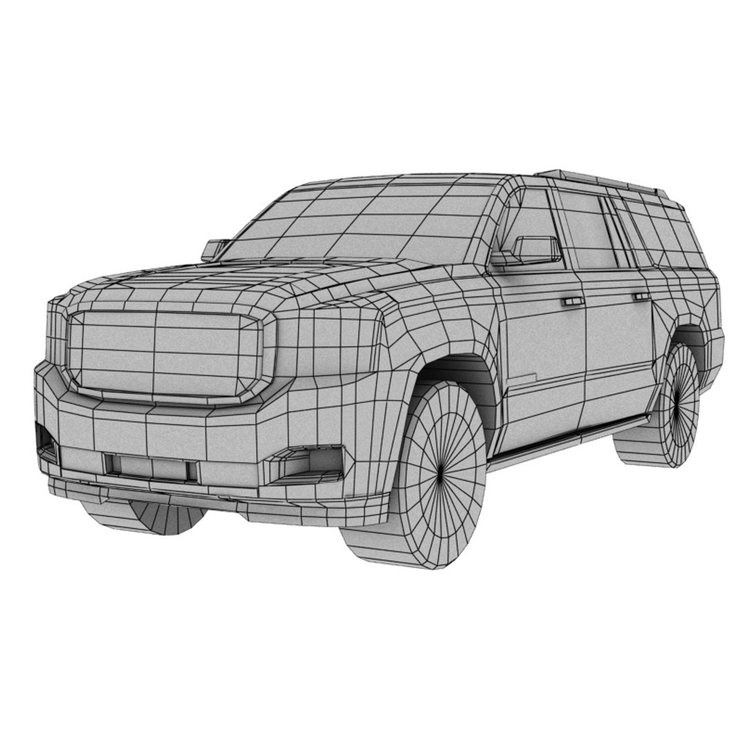 Gmc Yukon 2015 3d Model