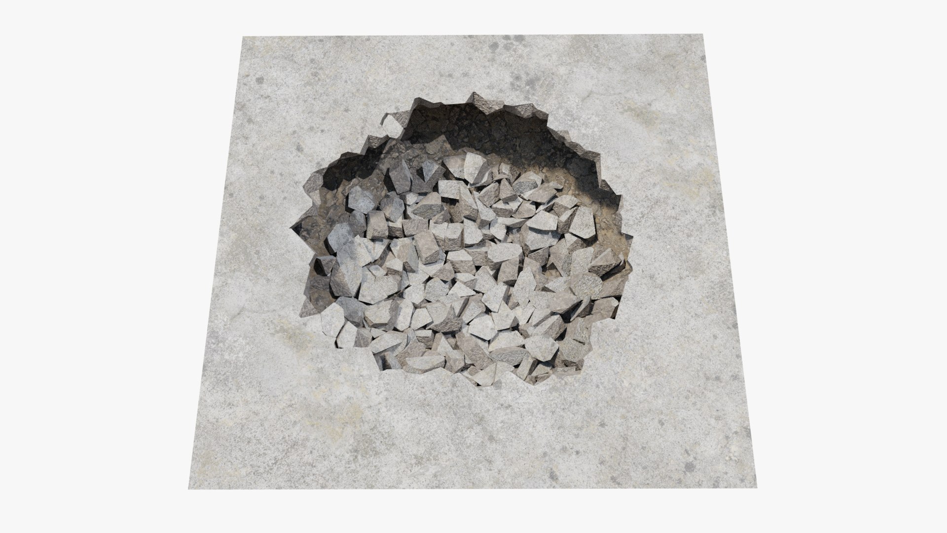 Animated Ground Crumbling 3D model - TurboSquid 1856131