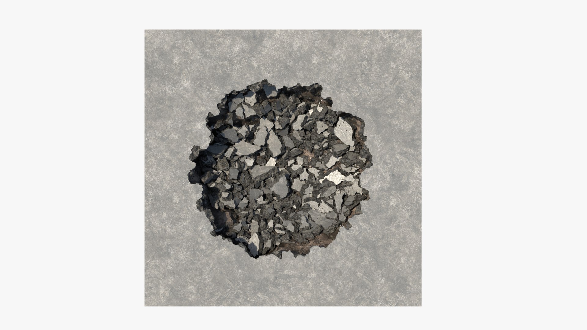 Animated Ground Crumbling 3D Model - TurboSquid 1856131