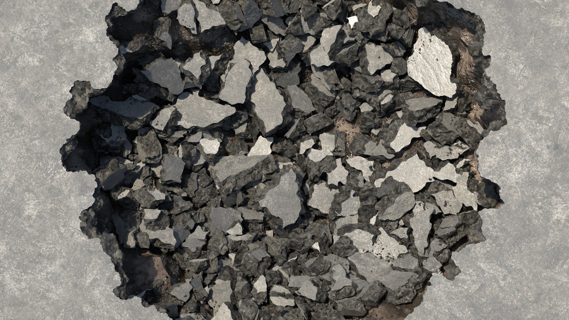 Animated Ground Crumbling 3D Model - TurboSquid 1856131