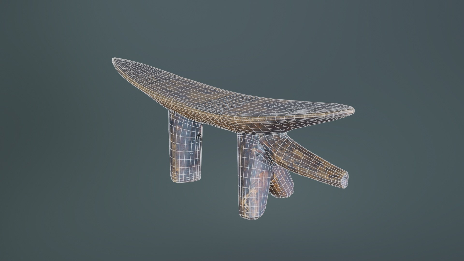 Headrest Africa Wood Furniture Prop 01 Remastered 3D Model - TurboSquid ...