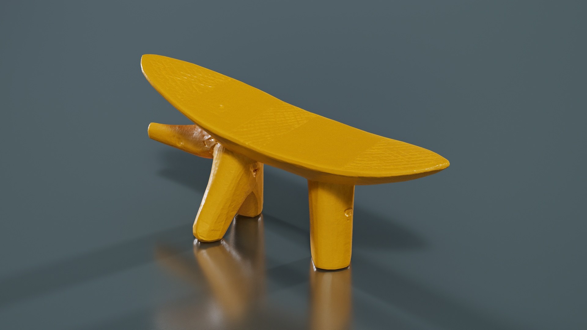 Headrest Africa Wood Furniture Prop 01 Remastered 3D Model - TurboSquid ...