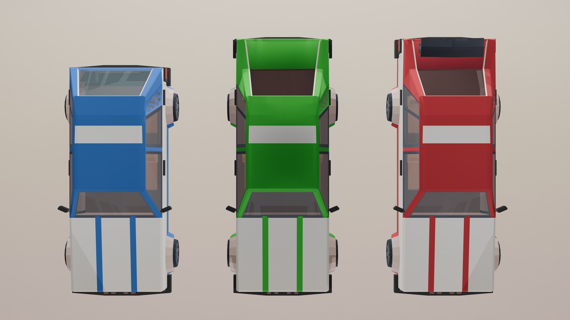 Free 3D Low Poly Sport Car Model - 3D Model Free Low-poly 3D Model ...