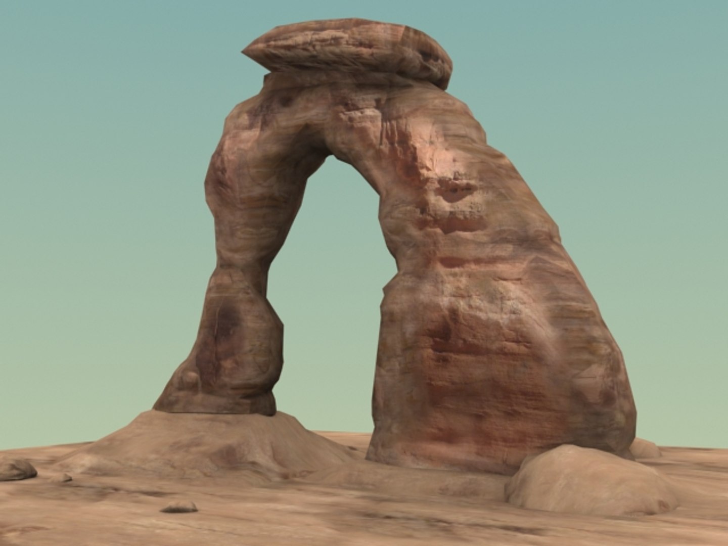 3d Model Delicate Arch