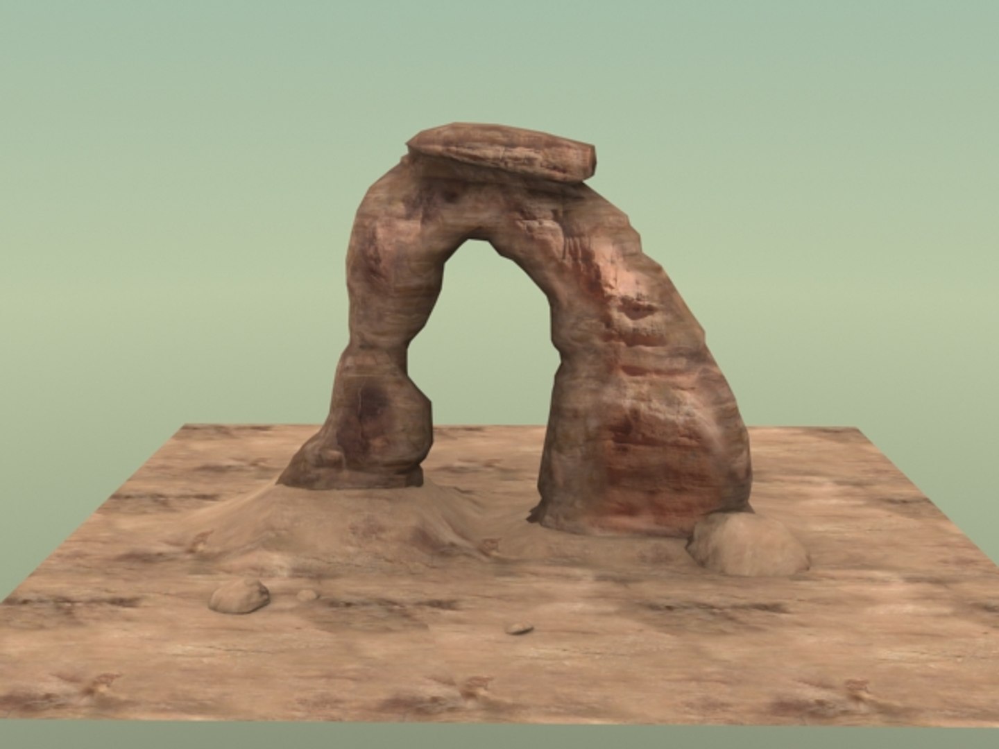 3d Model Delicate Arch
