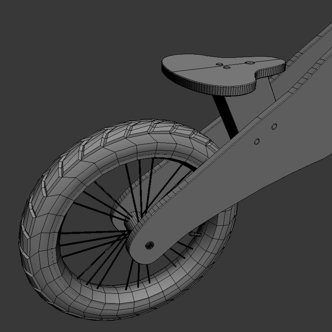 Balance Bike 3d Model