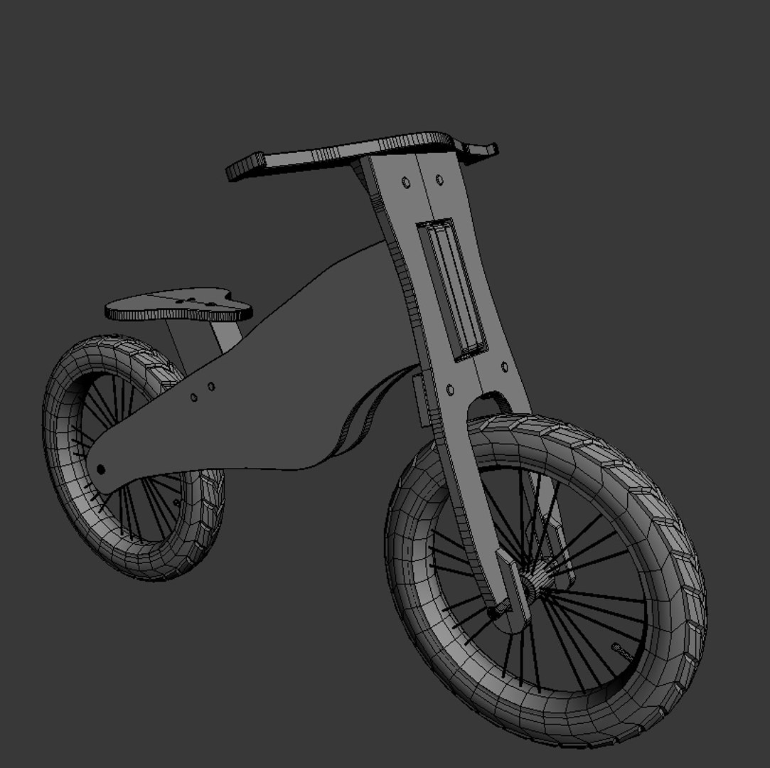 Balance Bike 3d Model