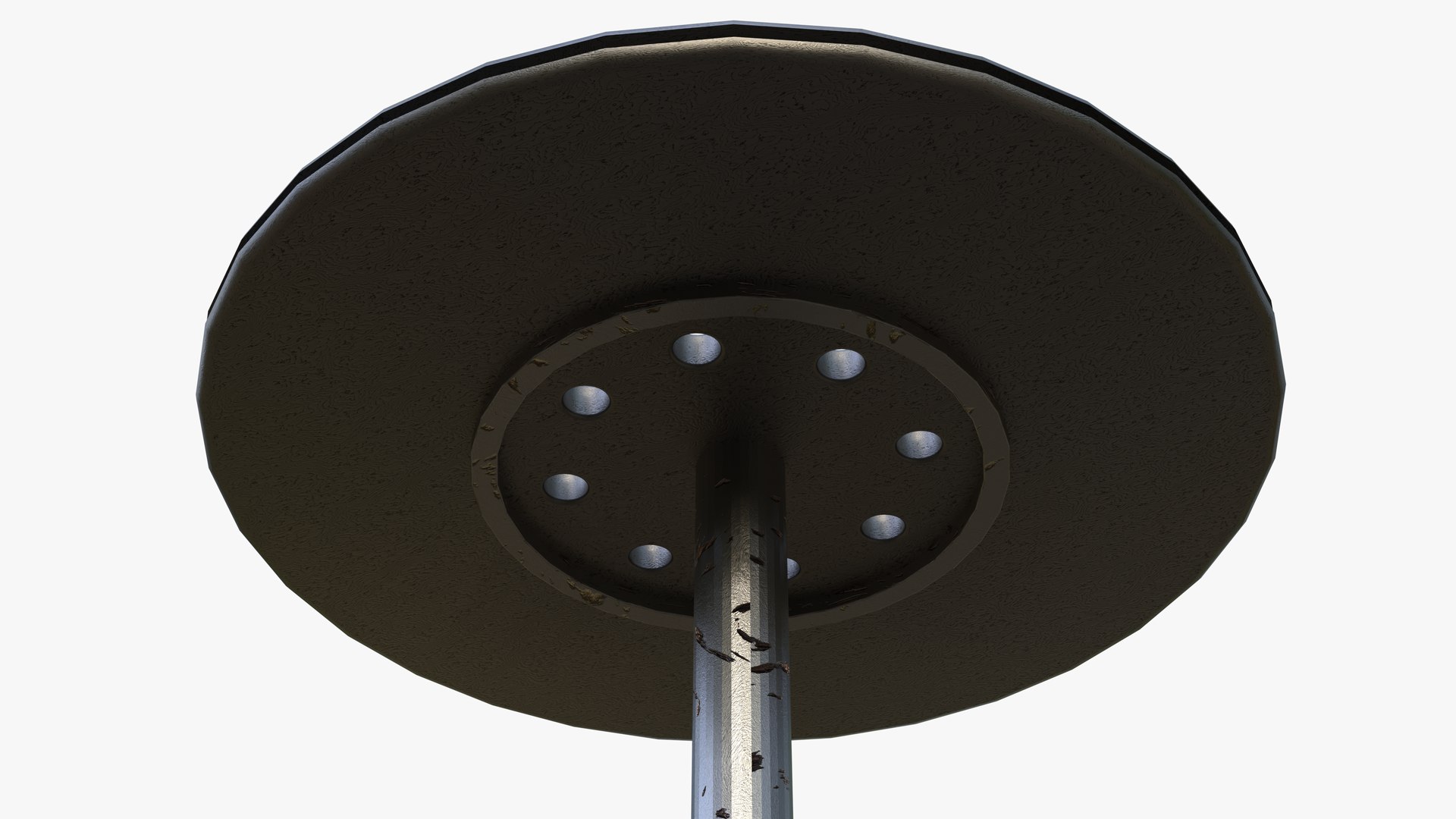 Junkyard-style bar table model - TurboSquid 2081116