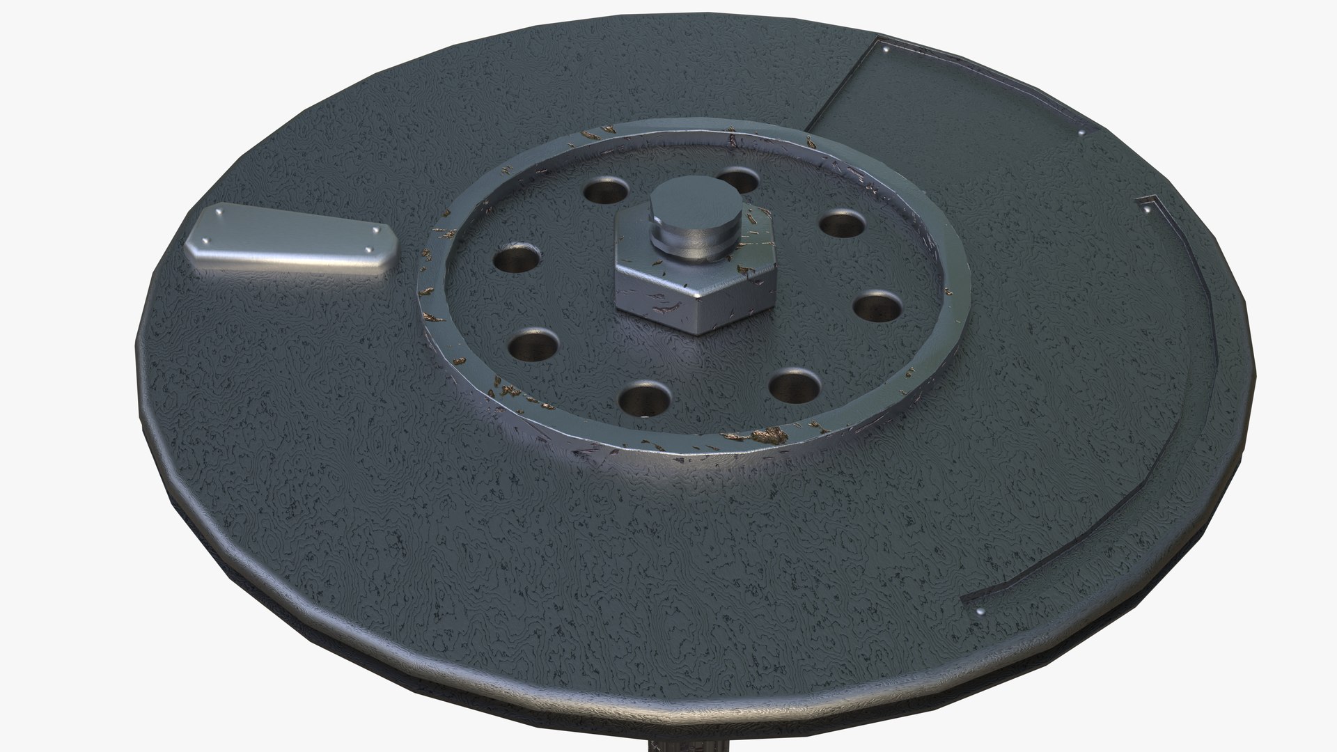 Junkyard-style bar table model - TurboSquid 2081116
