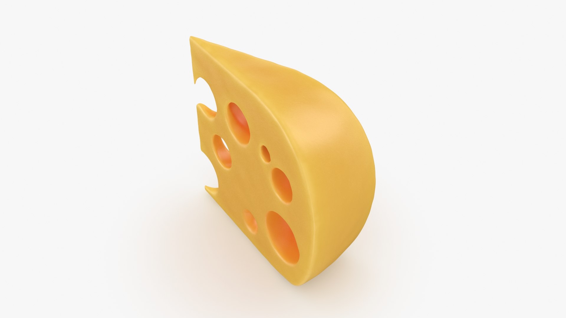 3D Model Stylized Triangle Cheese 3 - TurboSquid 2337952