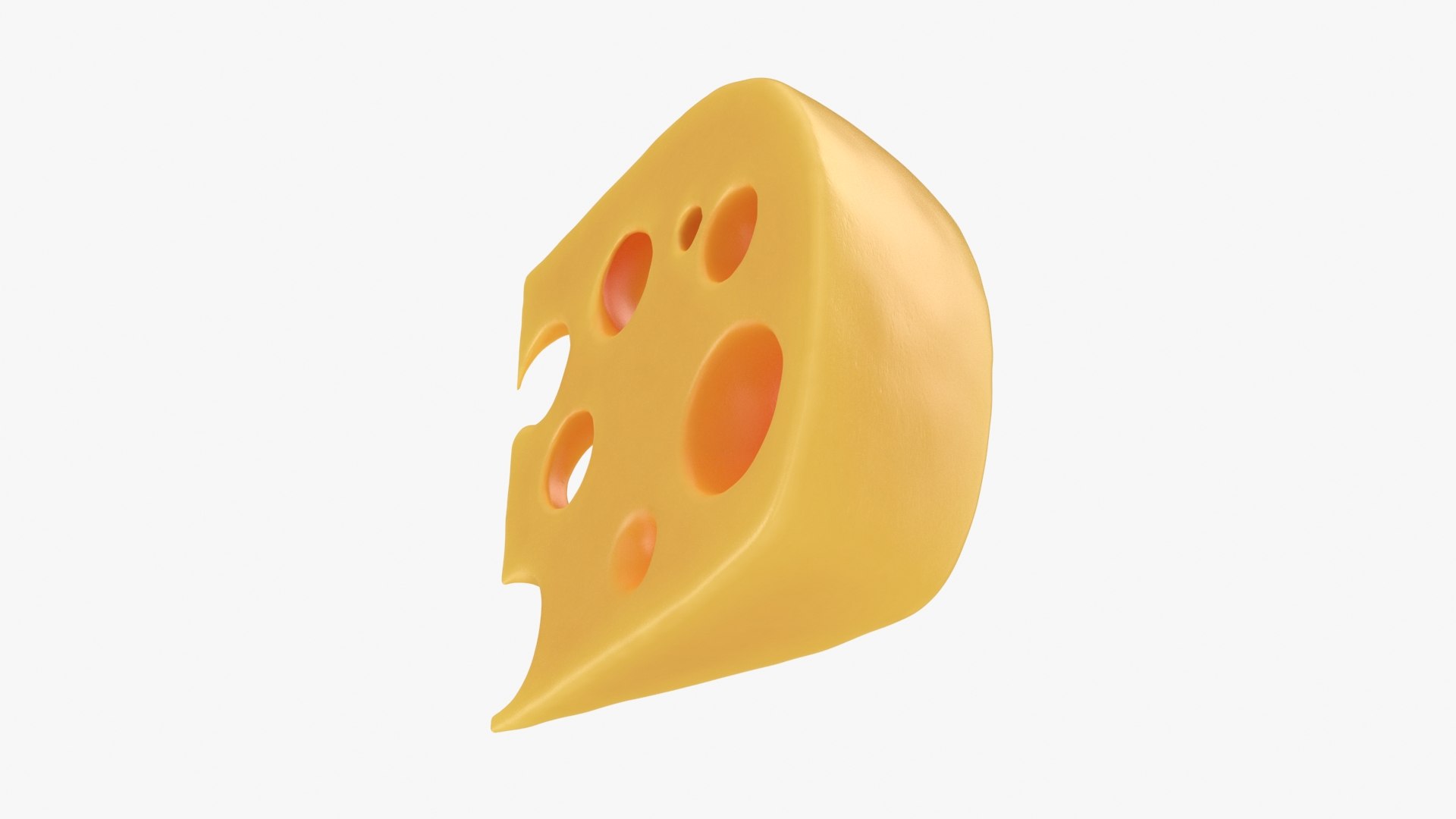 3D Model Stylized Triangle Cheese 3 - TurboSquid 2337952