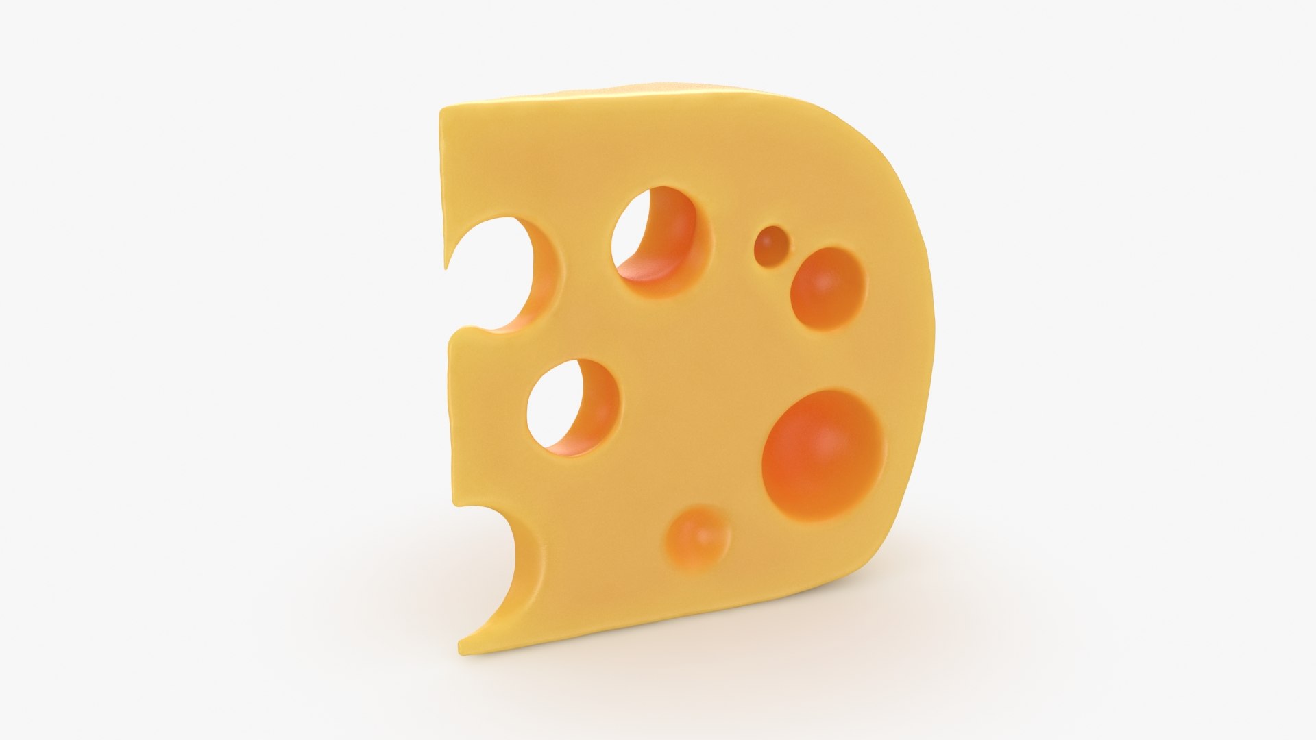 3D Model Stylized Triangle Cheese 3 - TurboSquid 2337952