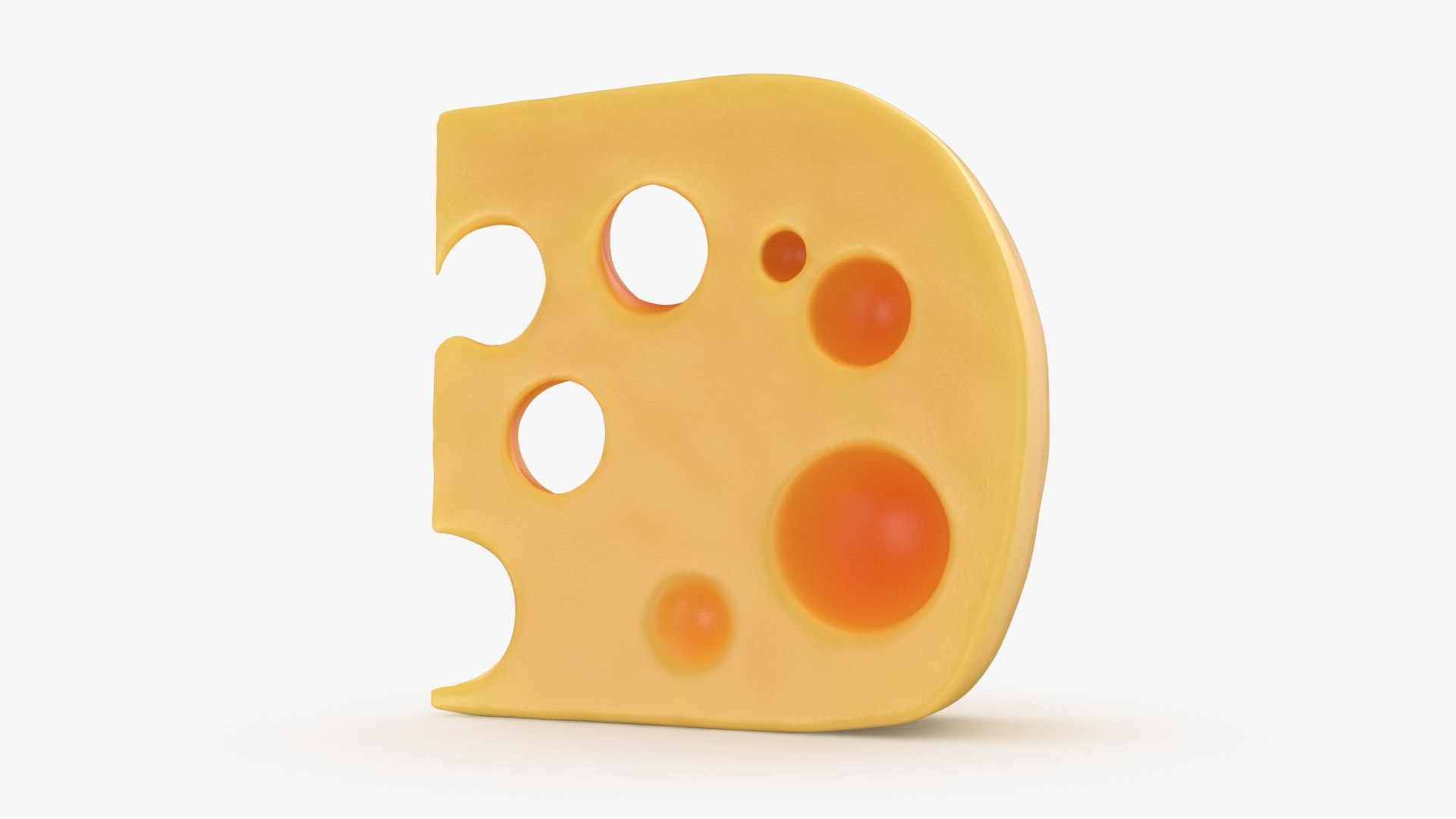 3D Model Stylized Triangle Cheese 3 - TurboSquid 2337952