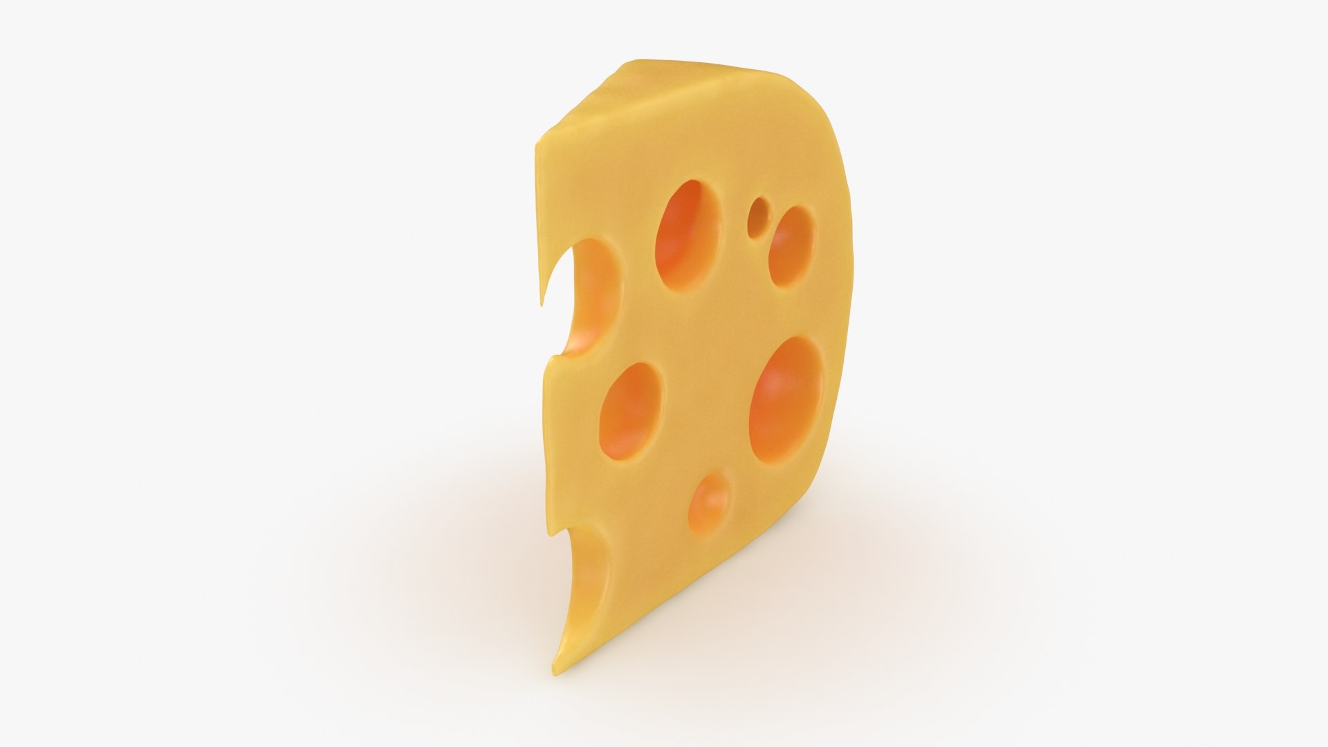 3D Model Stylized Triangle Cheese 3 - TurboSquid 2337952