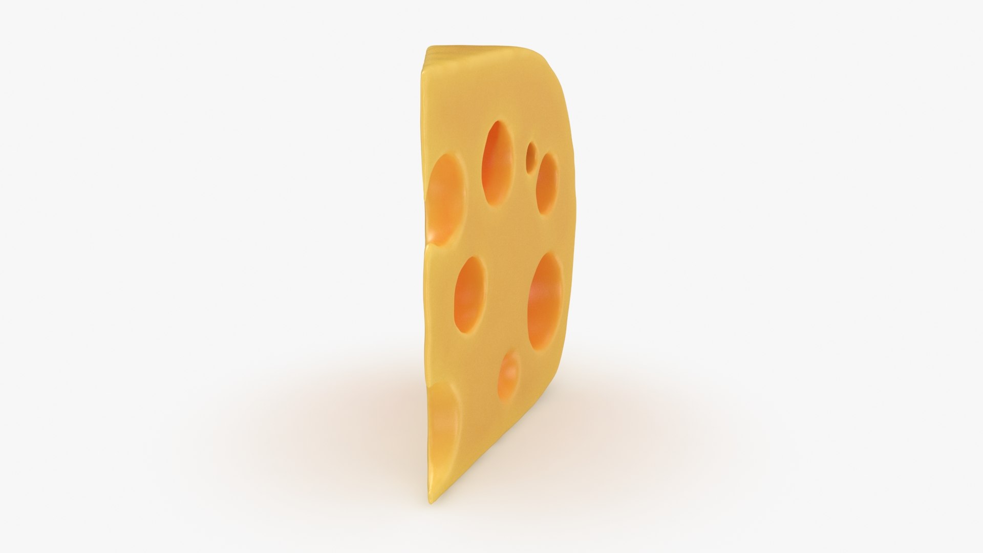 3D Model Stylized Triangle Cheese 3 - TurboSquid 2337952