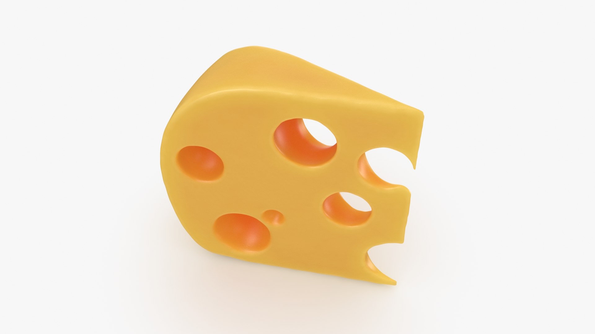 3D Model Stylized Triangle Cheese 3 - TurboSquid 2337952
