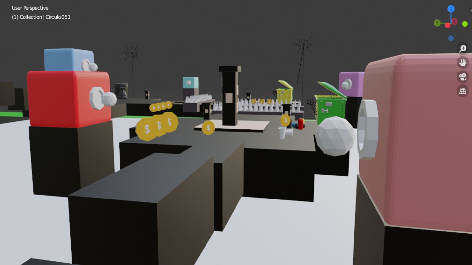 3D Low Poly mini game model - TurboSquid 1726114