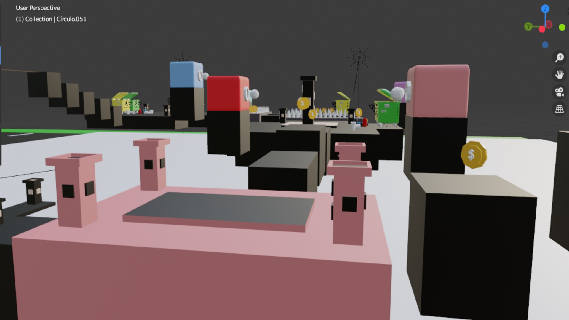 3D Low Poly mini game model - TurboSquid 1726114