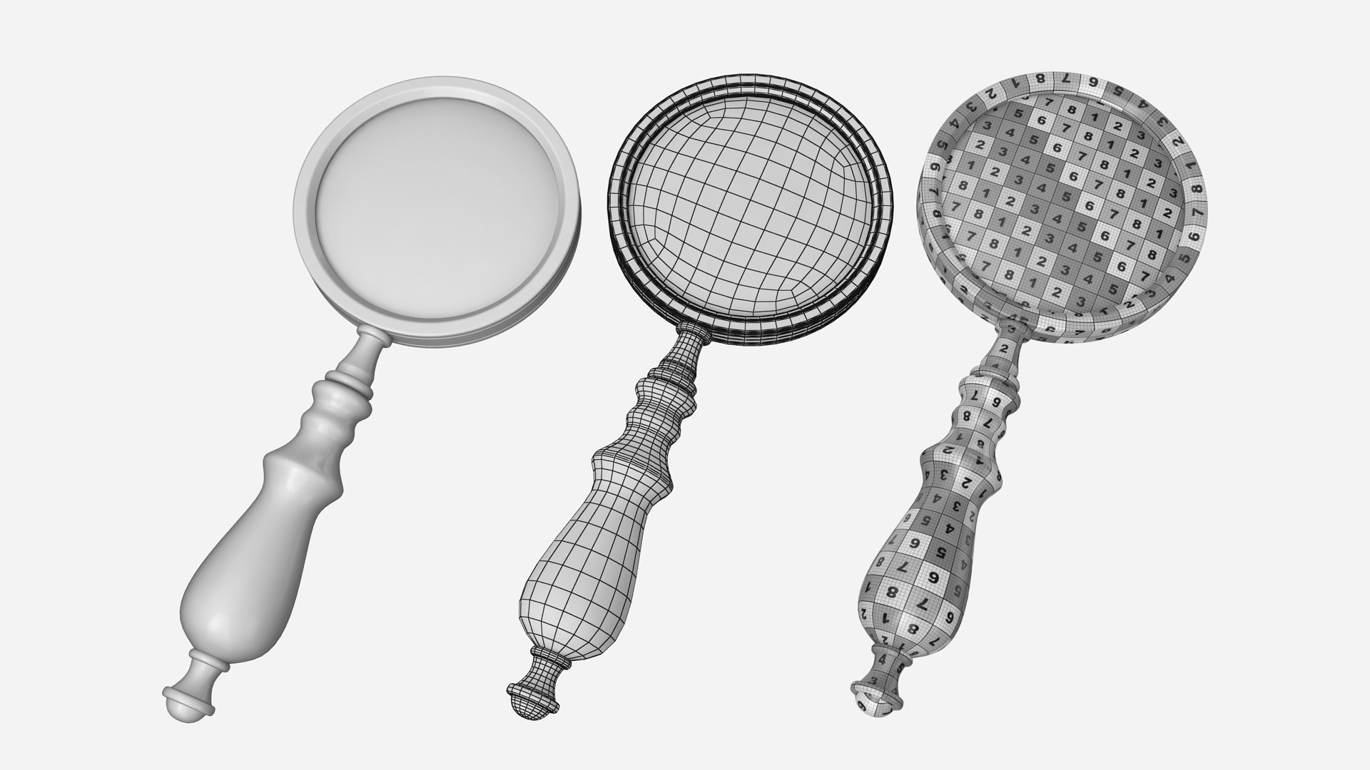 3D Model Magnifying Glass - TurboSquid 1617453