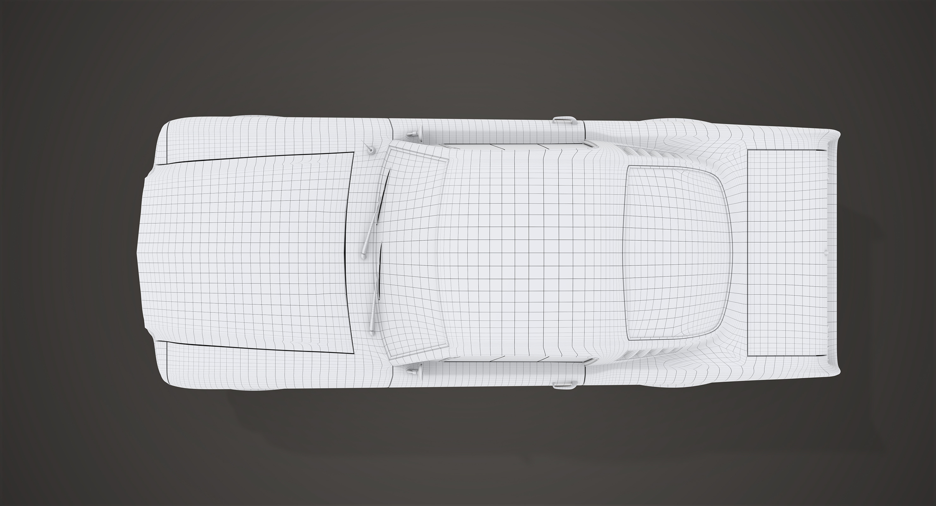 3d model custom mustang
