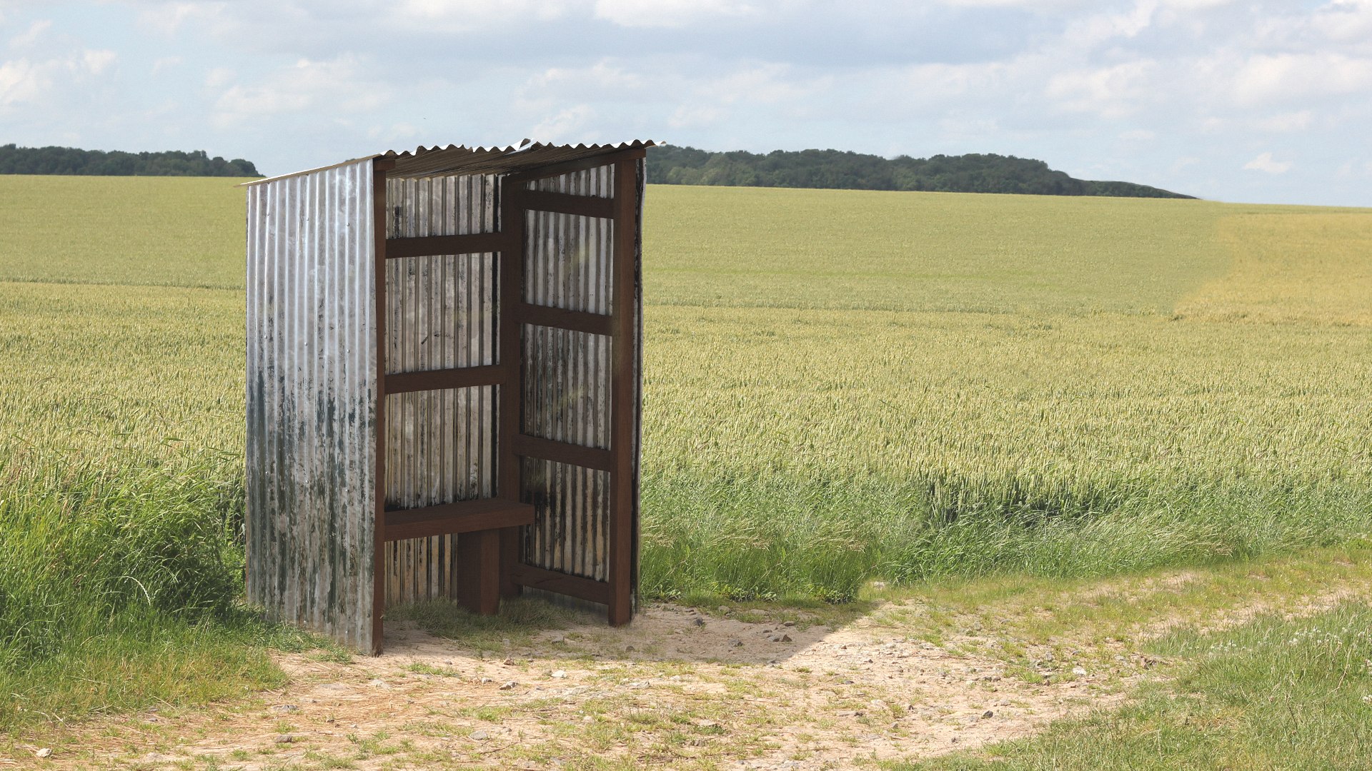 3D Sheet Metal Shack Model - TurboSquid 1582346