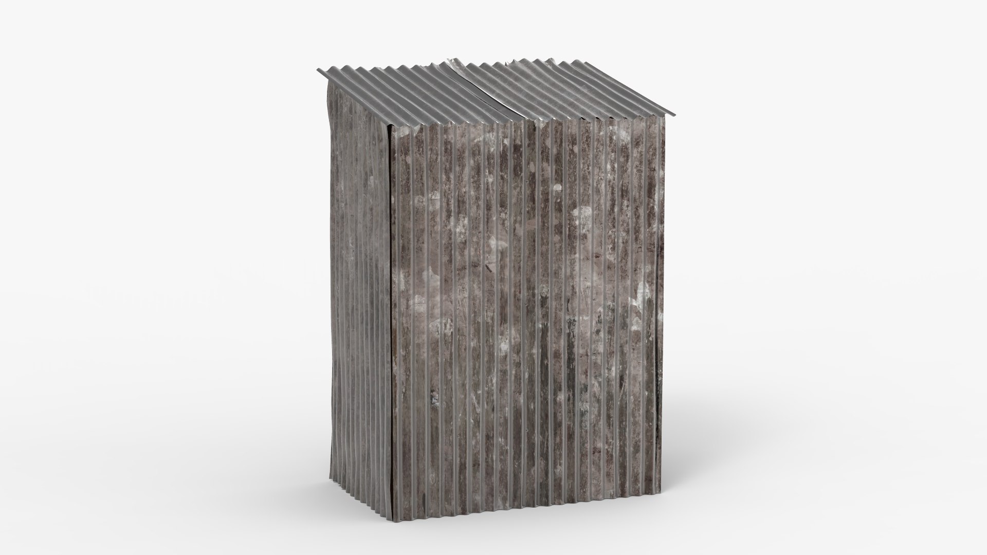3D Sheet Metal Shack Model - TurboSquid 1582346