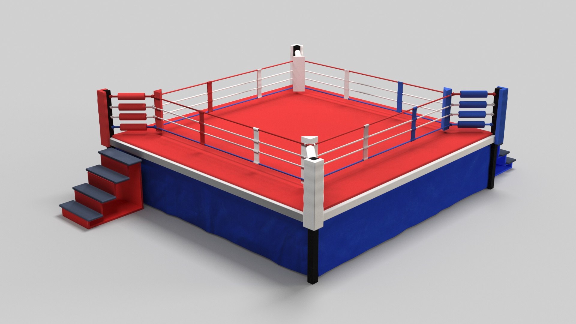 Boxing Ring 3D Model - TurboSquid 2080343
