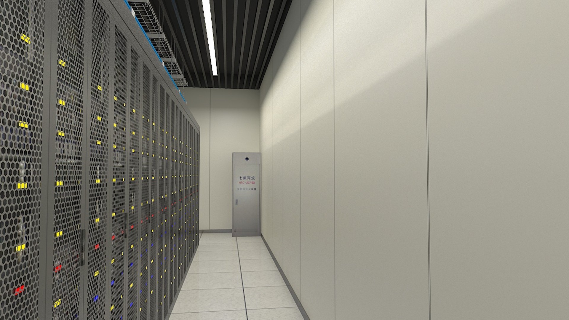 Modern Computer Server Room 2 3D Model - TurboSquid 2258509