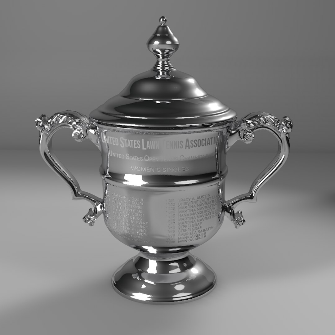 3D open women singles trophy - TurboSquid 1427703